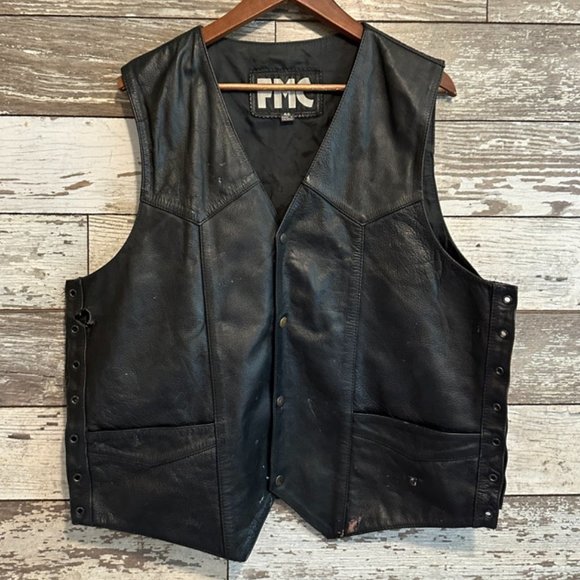 FMC | Jackets & Coats | First Mfg Co Fmc Mens Motorcycle Western Style ...